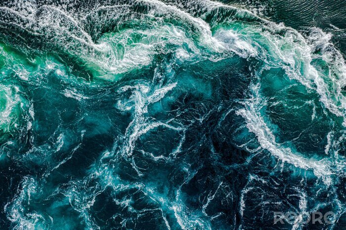 Fototapete Ein Blick auf die raue See nach Maß - myredro.de