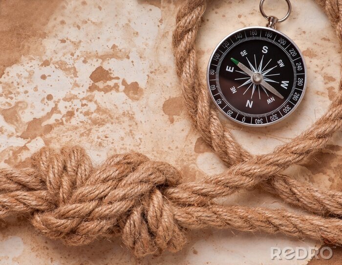 Poster Knoten und Kompass nach Maß - myredro.de