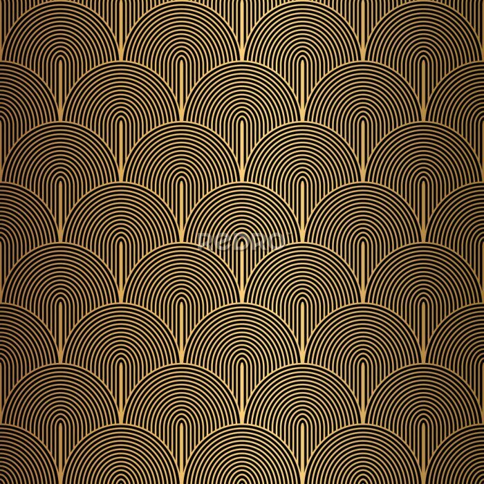 Sticker Art Déco elegantes Muster nach Maß - myredro.de