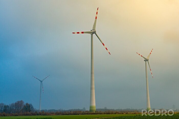 Sticker Drei Windräder nach Maß - myredro.de