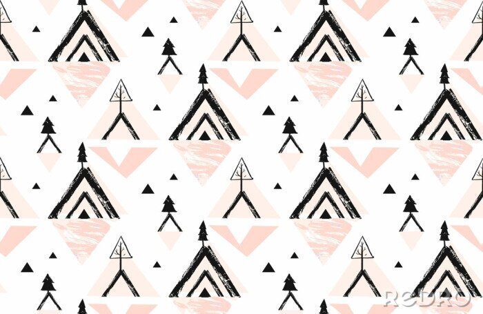 Sticker Ethnisches geometrisches Muster nach Maß - myredro.de