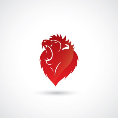 Sticker Löwen • wunderschöne Sticker mit Löwen • nach Maß • breite ...