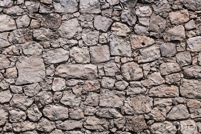 Sticker Steinige baune Mauer nach Maß - myredro.de